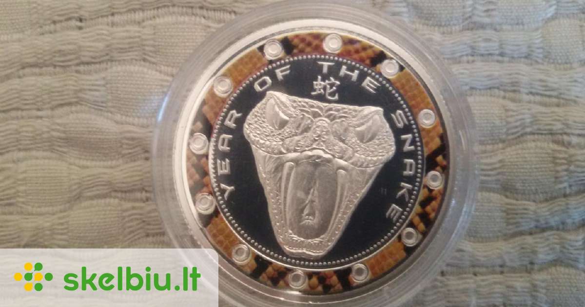 Niue 1 Dollar 2013m Gyvates metai - Skelbiu.lt