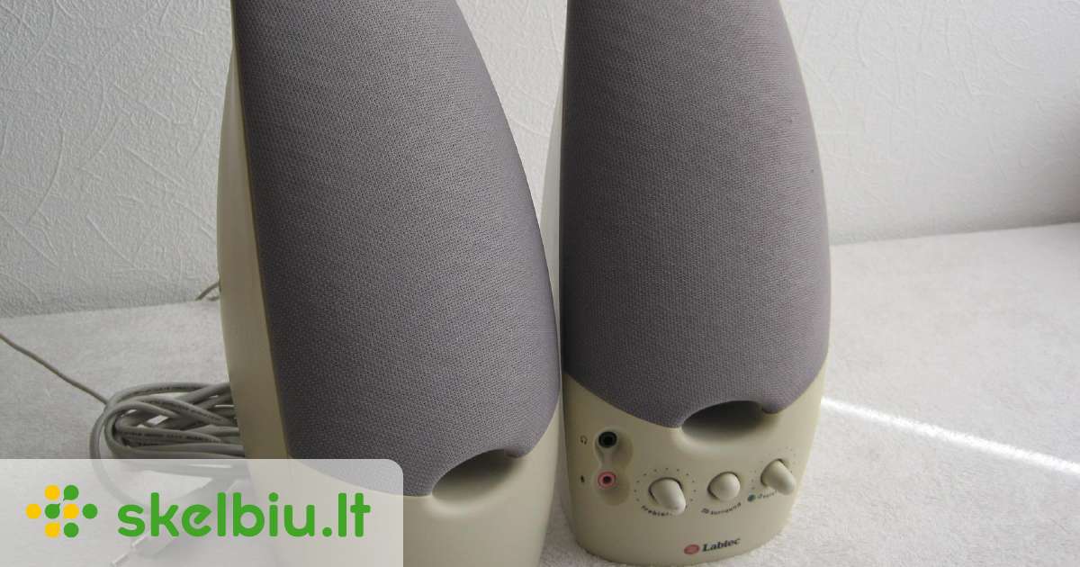 Kompiuterinės kolonėlės Labtec Quadral Logitech - Skelbiu.lt