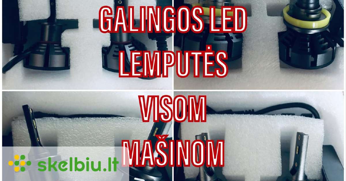 Galingiausios LED lemputės kurios neakina kitu! - Skelbiu.lt