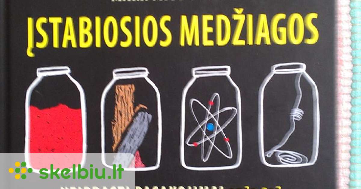 "Įstabiosios Medžiagos" Mark Miodownik 2019m. - Skelbiu.lt