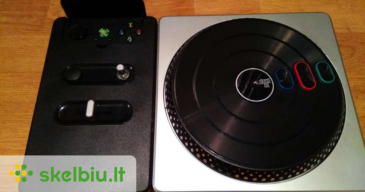Dj Hero Wireless Turntable Controller Xbox 360 - Skelbiu.lt