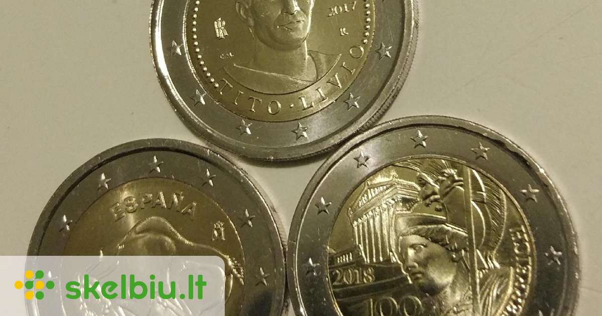 Mainau 2 eurų progines monetas - Skelbiu.lt