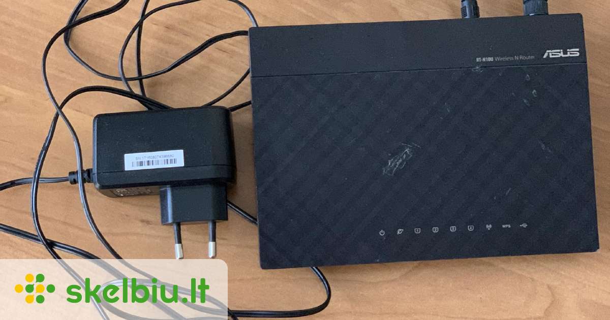Wi-fi routeris Asus Rt-n10u - Skelbiu.lt