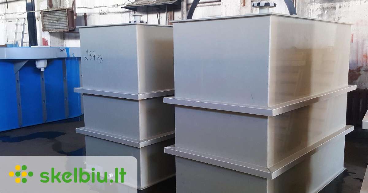 Plastiko talpos, plastikinių talpų gamyba - Skelbiu.lt