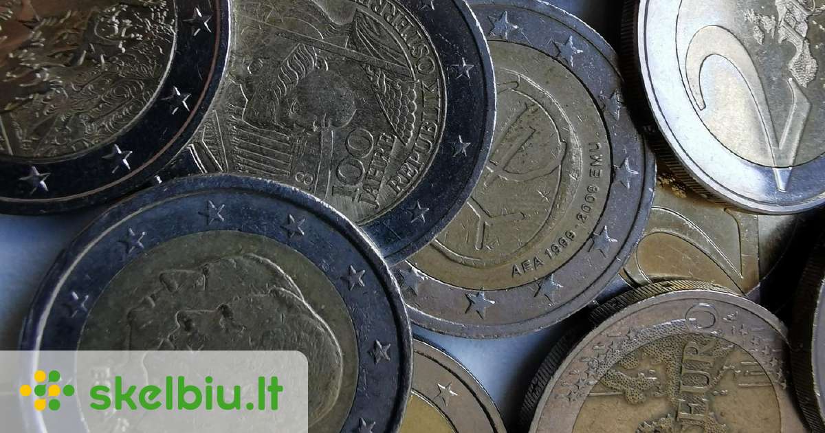 2 euru monetos is apyvartos skelbimai - Skelbiu.lt