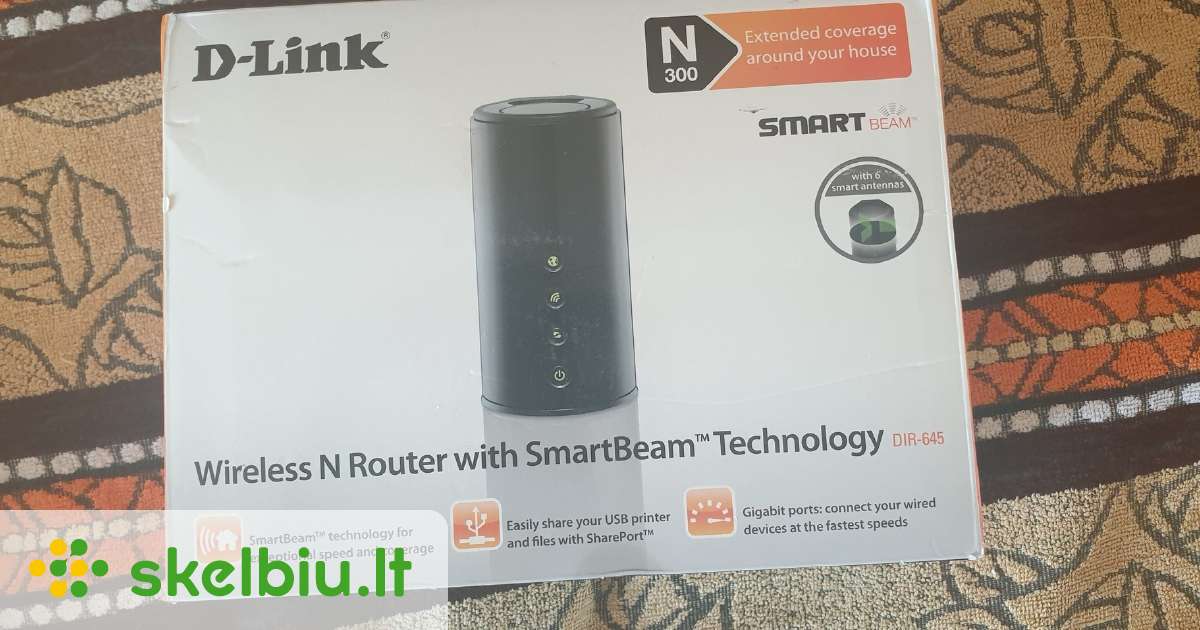 1)modemas be antenu D-link Dir- 645. - Skelbiu.lt