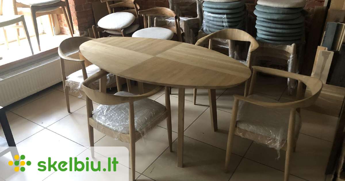Ąžuolinis stalas - Skelbiu.lt