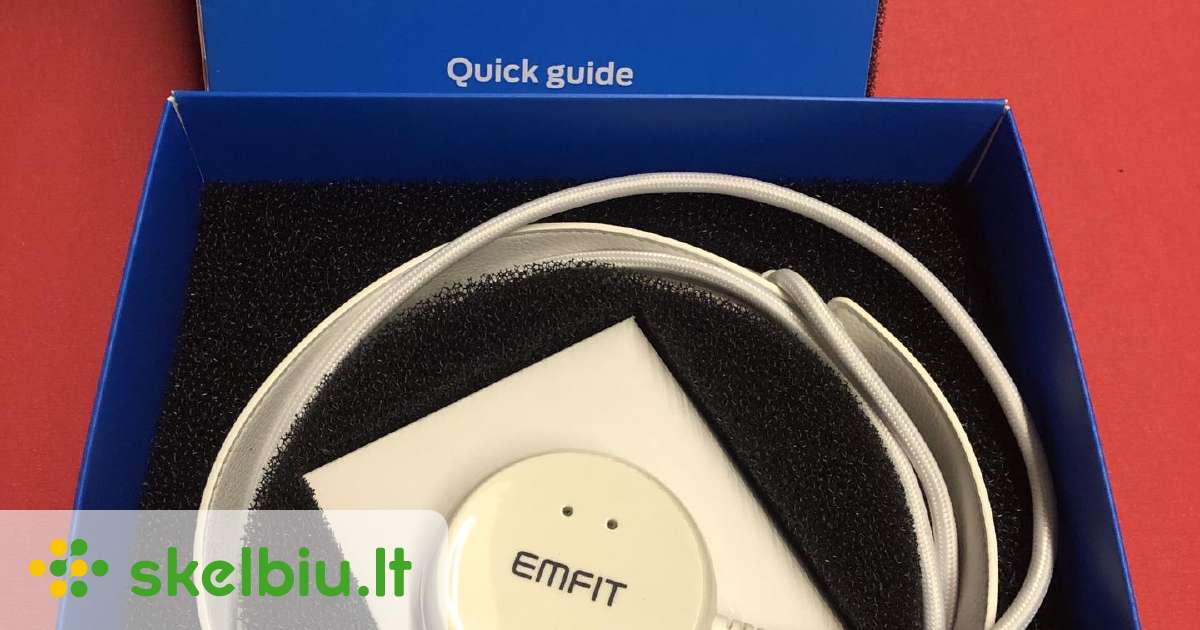 Emfit Qs Sleep Tracker miego stebėjimo sistema - Skelbiu.lt