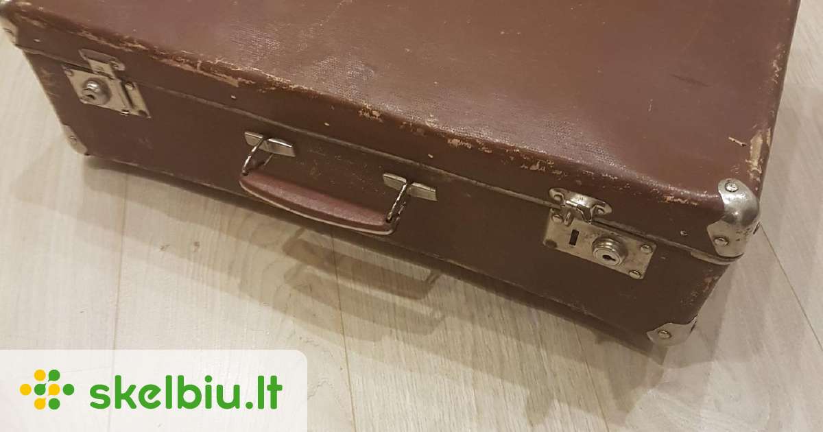 Antikvariniai lagaminai- 2 vnt. - Skelbiu.lt