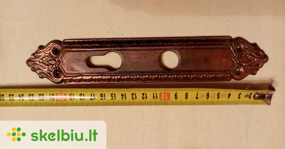 Durų rankenos ir spynos apdaila. Zr. Foto.1vnt. - Skelbiu.lt