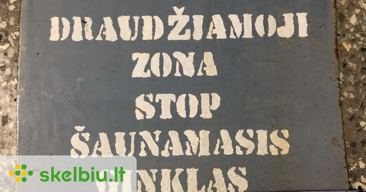 Iskaba su perspejimu Stok Sausiu - Skelbiu.lt