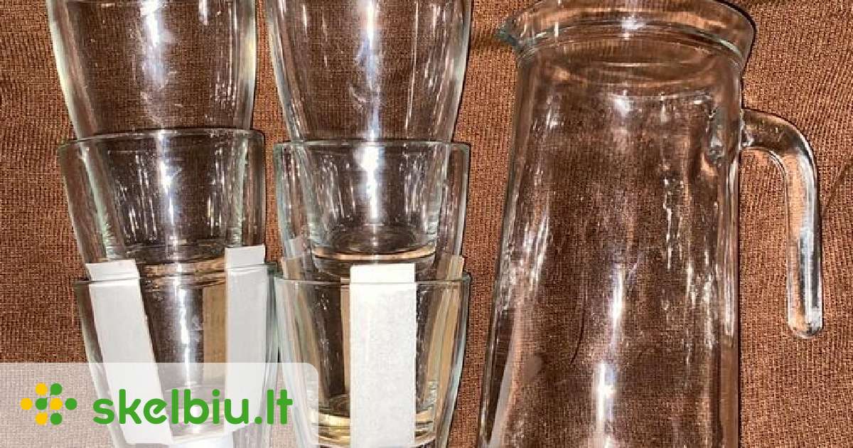 6 stiklines ir asotis. - Skelbiu.lt