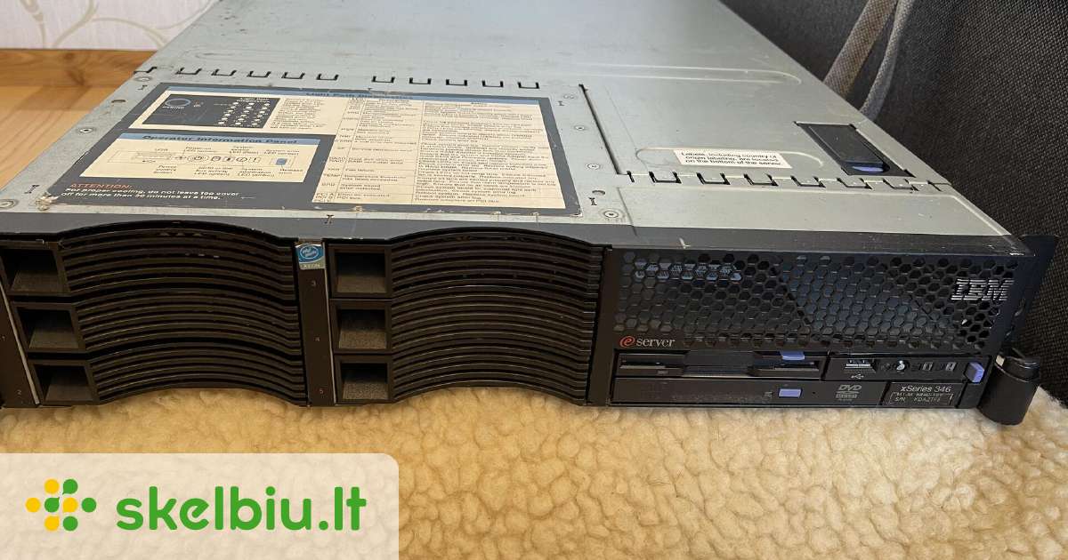 Ibm xseries 346 serveris Xeon 3.8 GHz - Skelbiu.lt