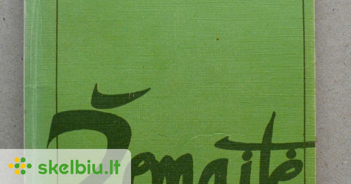 „žemaitė“ Ad0lfas Sprindis - Skelbiu.lt