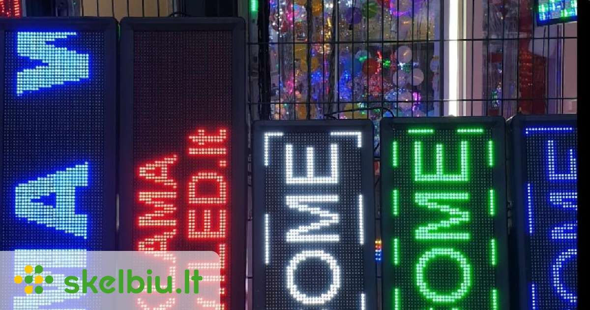 LED švieslentes,LED begancios reklamos - Skelbiu.lt