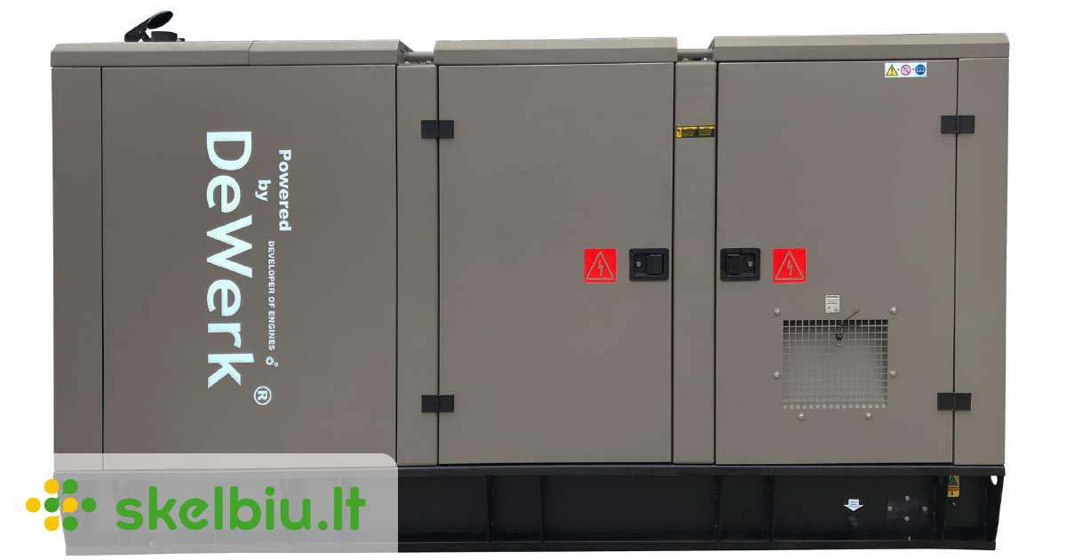 Dewerk dyzelinis elektros generatorius 100 kw - Skelbiu.lt