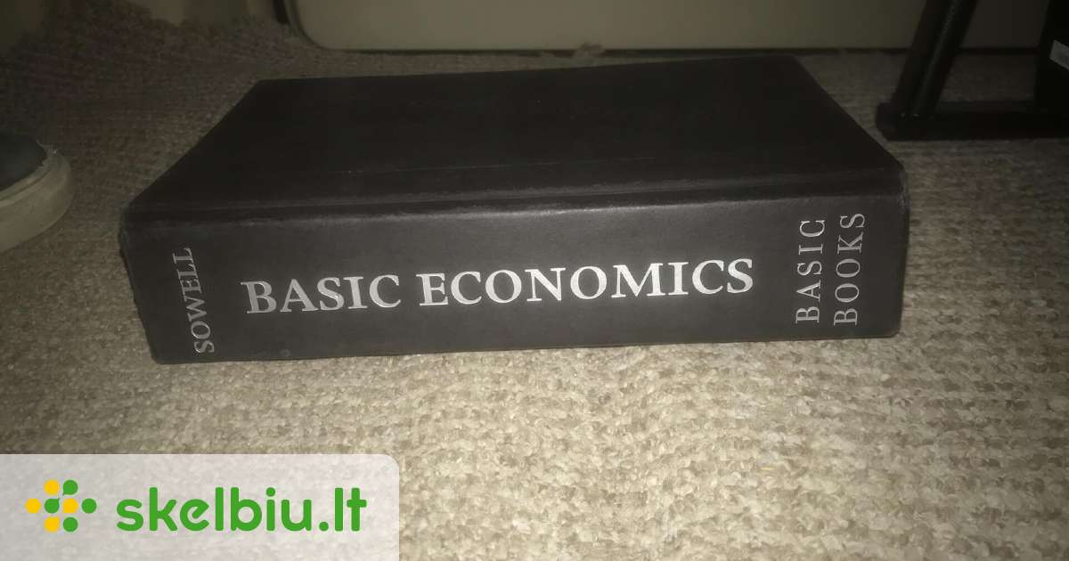 Knyga Sowello “ ekonomikos pagrindai anglu kalba - Skelbiu.lt