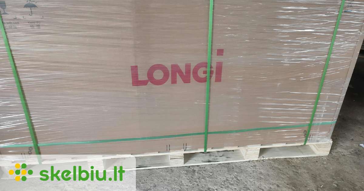Saulės moduliai Longi 510w kaina 110€ +PVM - Skelbiu.lt