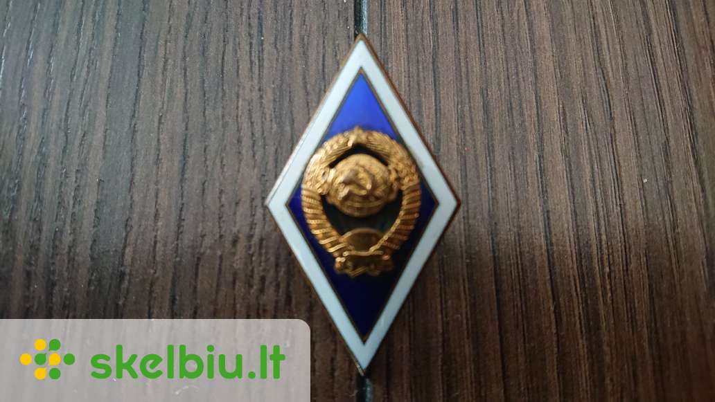 Tarybinis zenkliukas Mokslu Baigimo apdovanojimas - Skelbiu.lt