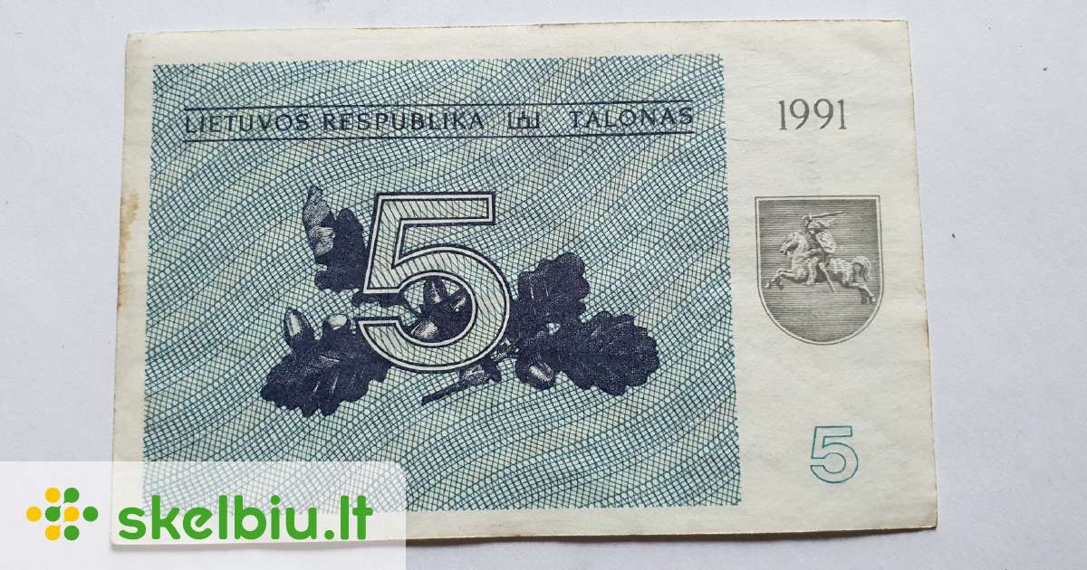 1991 5 talonai , Xf be uzraso! - Skelbiu.lt