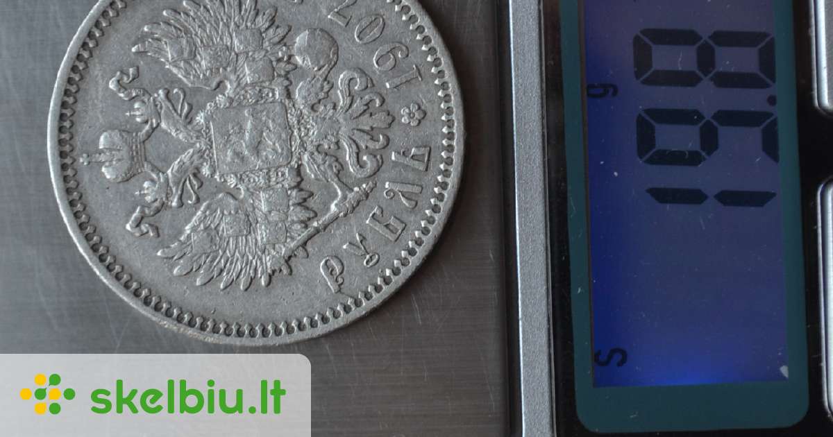 Rublis 1907 m.eb - Skelbiu.lt