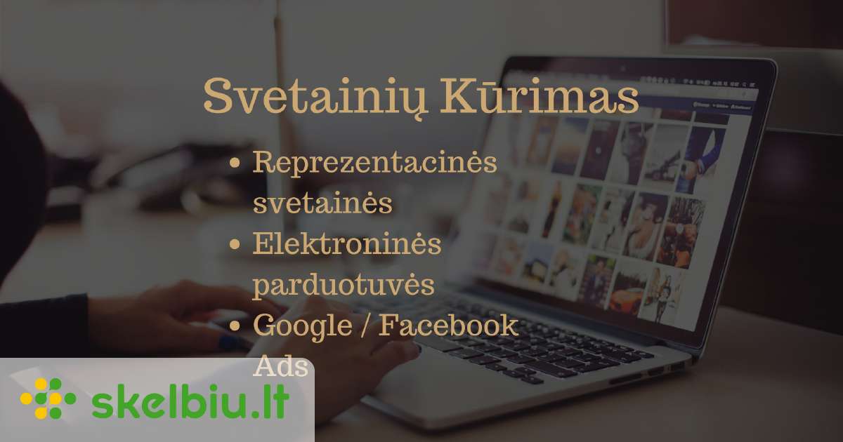 logo kurimas skelbimai - Skelbiu.lt
