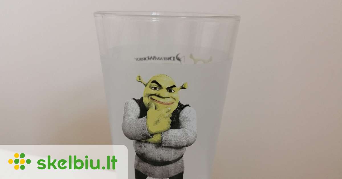 Stiklinė Šrekas - Skelbiu.lt