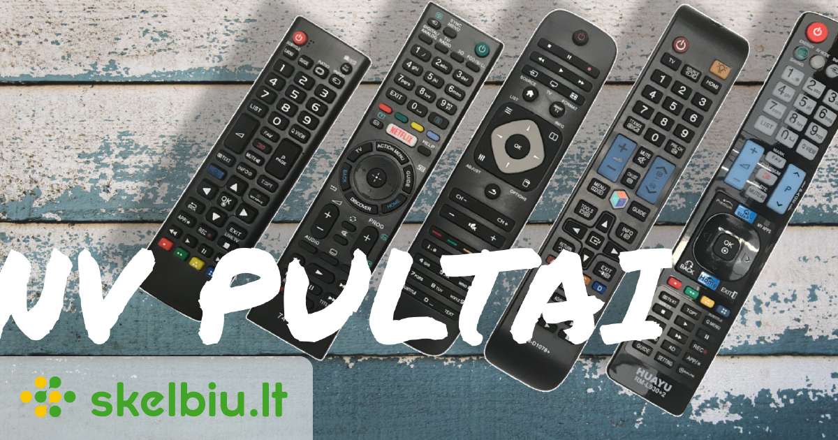 Nuotolinio valdymo pultai - Skelbiu.lt