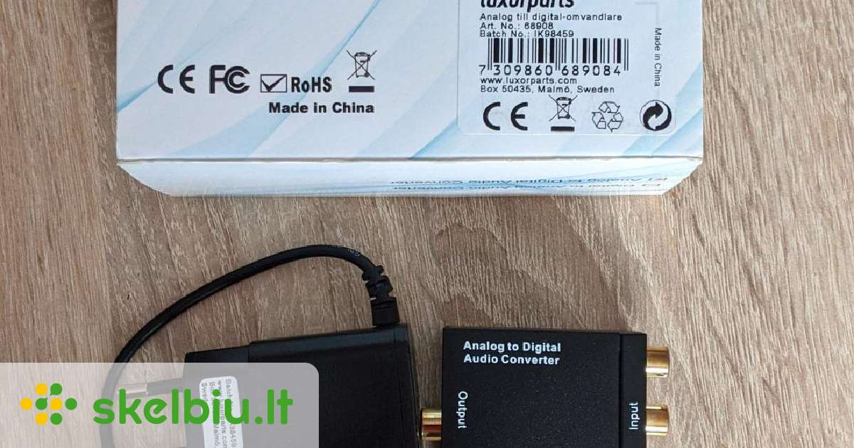 Optinis keitiklis iš AV į optinį, Coaxial - Skelbiu.lt