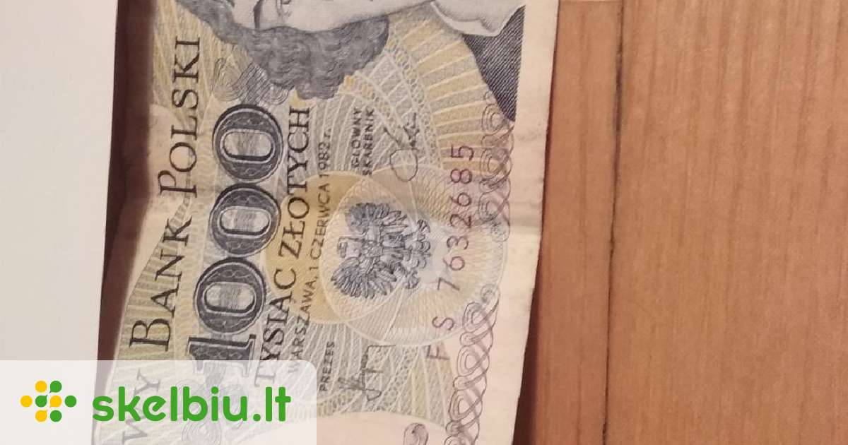 lenkijos banknotai skelbimai - Skelbiu.lt