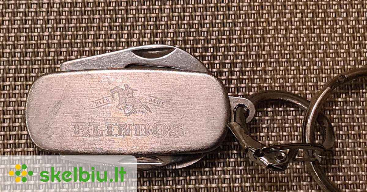 Raktų pakabukas, alus Blindos - Skelbiu.lt