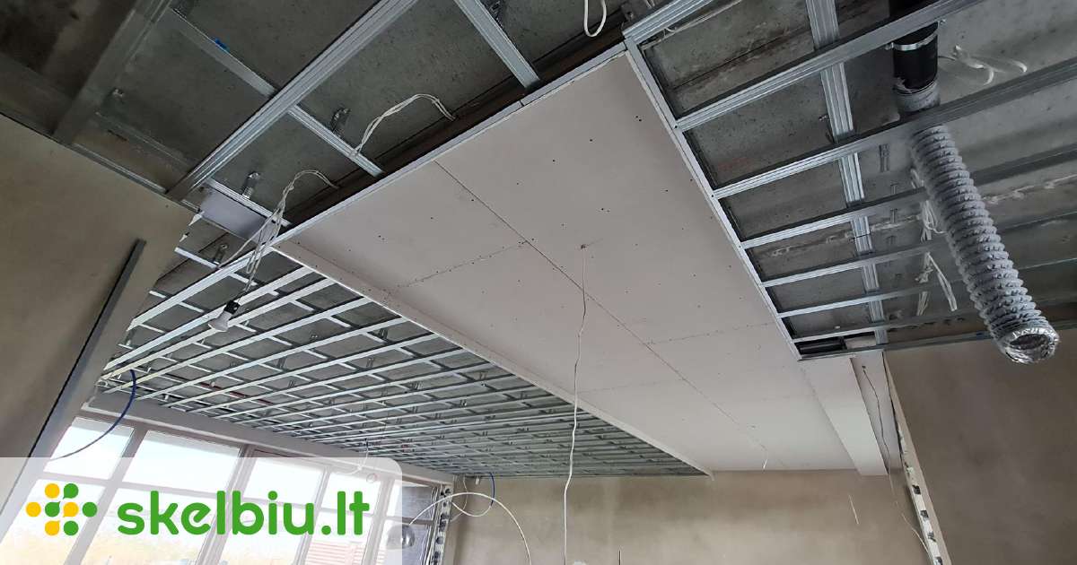 Gipskartonio montavimas klaipeda Gipso kartono mo - Skelbiu.lt