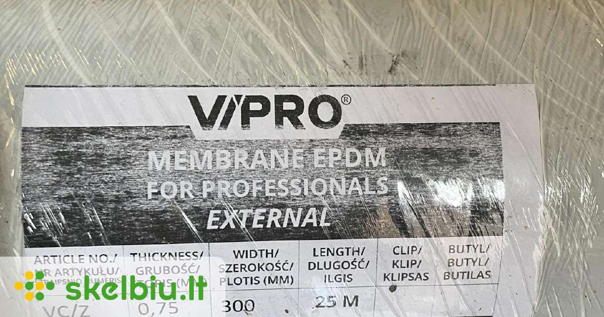 Vipro Epdm - Skelbiu.lt