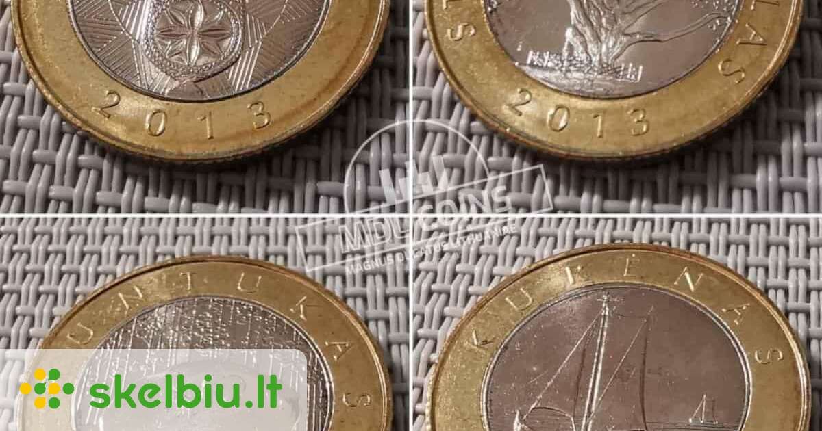 2013 metų proginiai 2 litai – “Gamtos kūriniai" - Skelbiu.lt