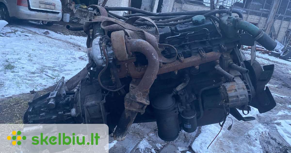 Volvo Fl 408 variklis su dėže - Skelbiu.lt