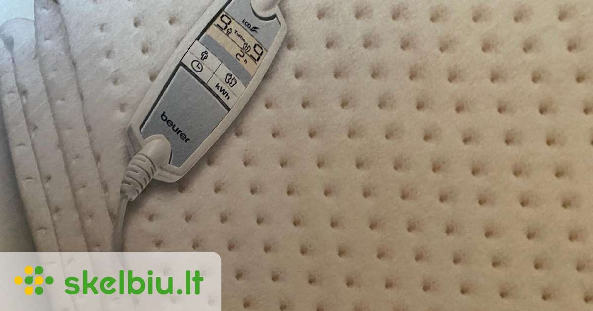 Beurer šildoma paklodė Ub100 - Skelbiu.lt