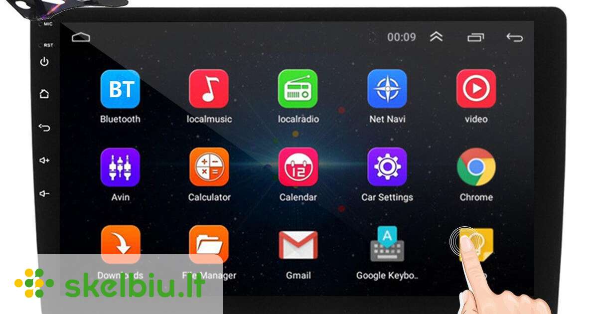 10" Android Auto Multimedija +atbuline kamera 2+32 - Skelbiu.lt