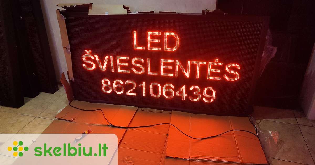 LED švieslentės mažiausia kaina Lietuvoje! - Skelbiu.lt