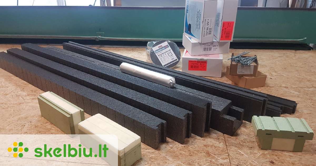 Langų išnešimo termoprofiliai gamintojo kainomis - Skelbiu.lt
