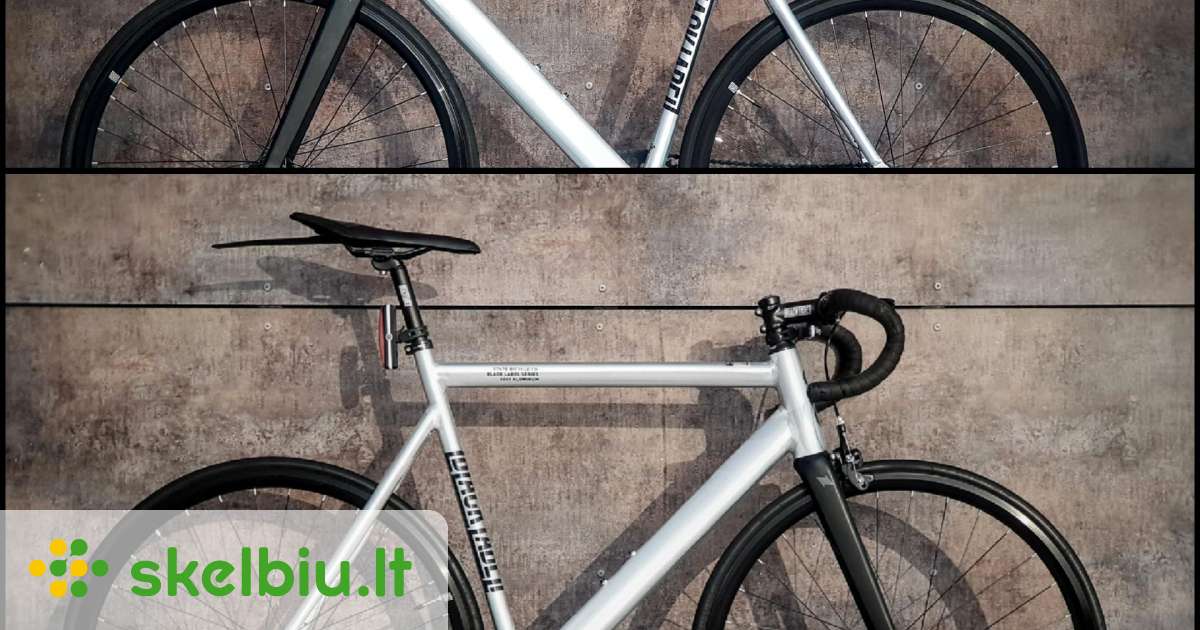 6061 Black label V2 Raw: fixie bike - Skelbiu.lt