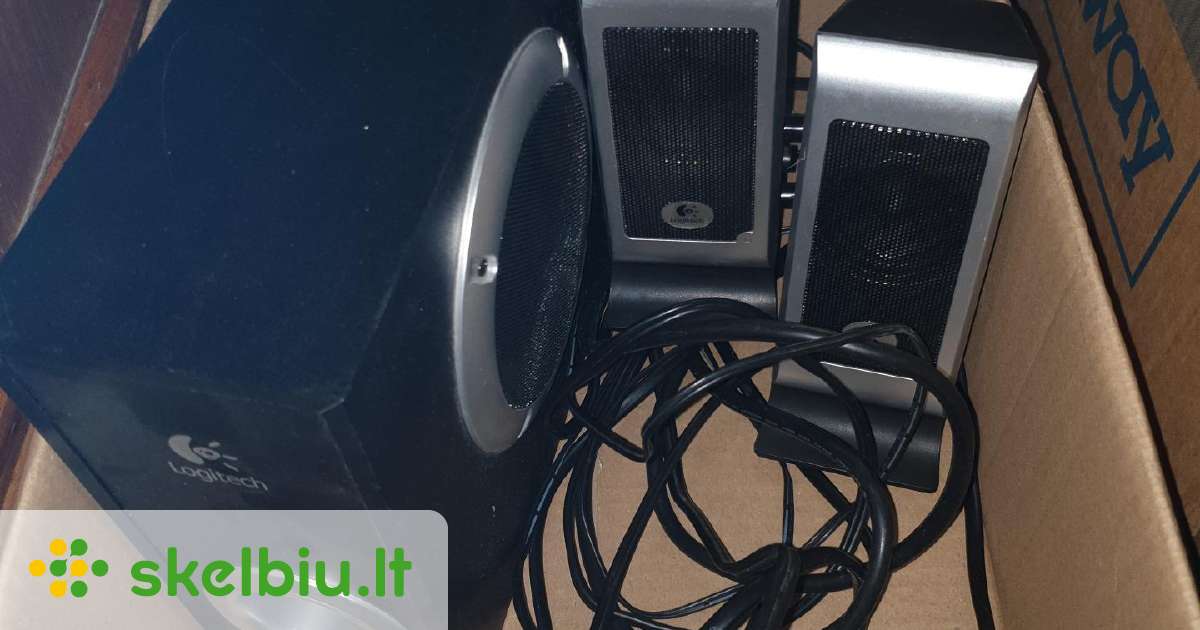 Logitech kompiuterinės kolonėlės ir webcam - Skelbiu.lt