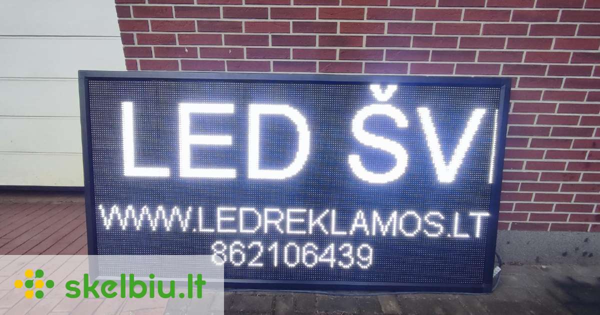 led reklamos skelbimai - Skelbiu.lt