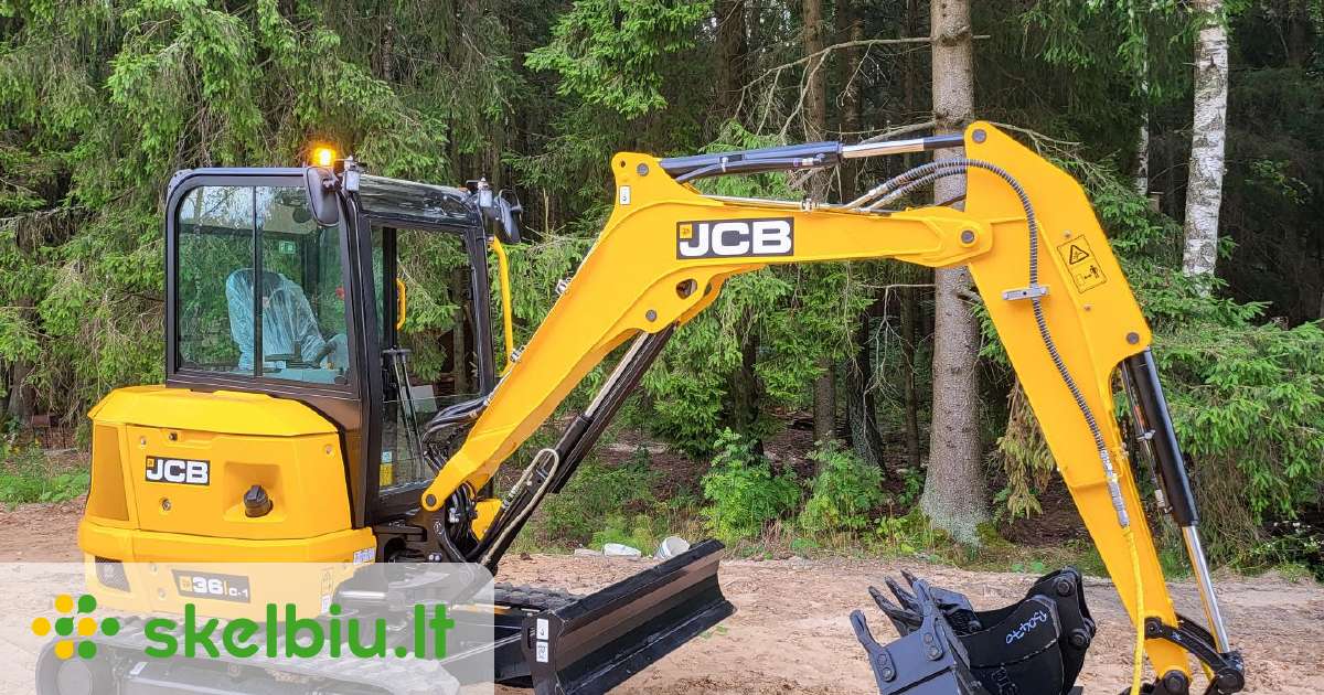 Mini Ekskavatorių JCB 36 c-1 bobcat T200 - Skelbiu.lt