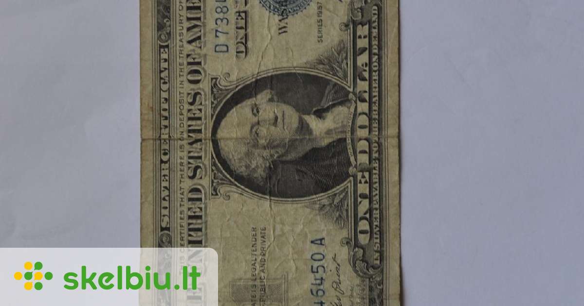 1 doleris 1957 m - Skelbiu.lt