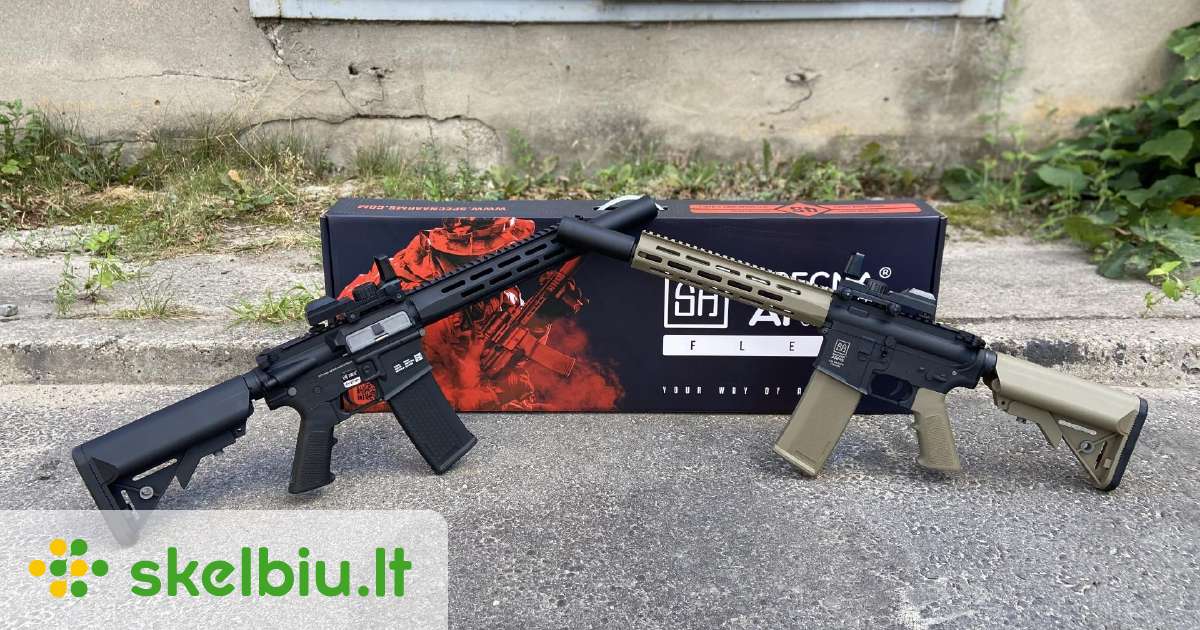 Naujas Patobulintas Airsoft M4 Ginklas Specna Arms - Skelbiu.lt