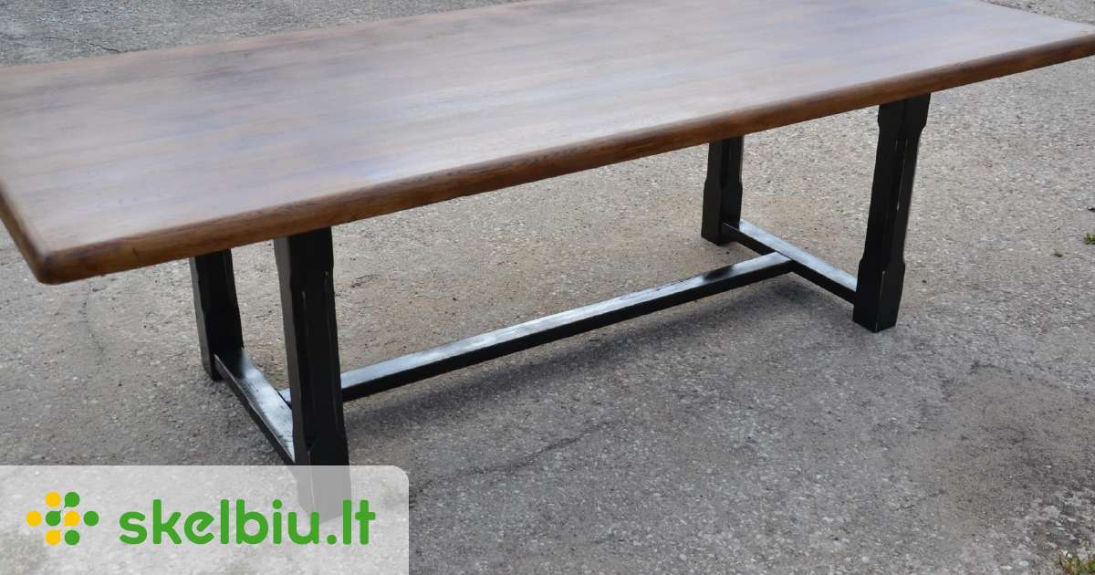 Ąžuolinis stalas - Skelbiu.lt