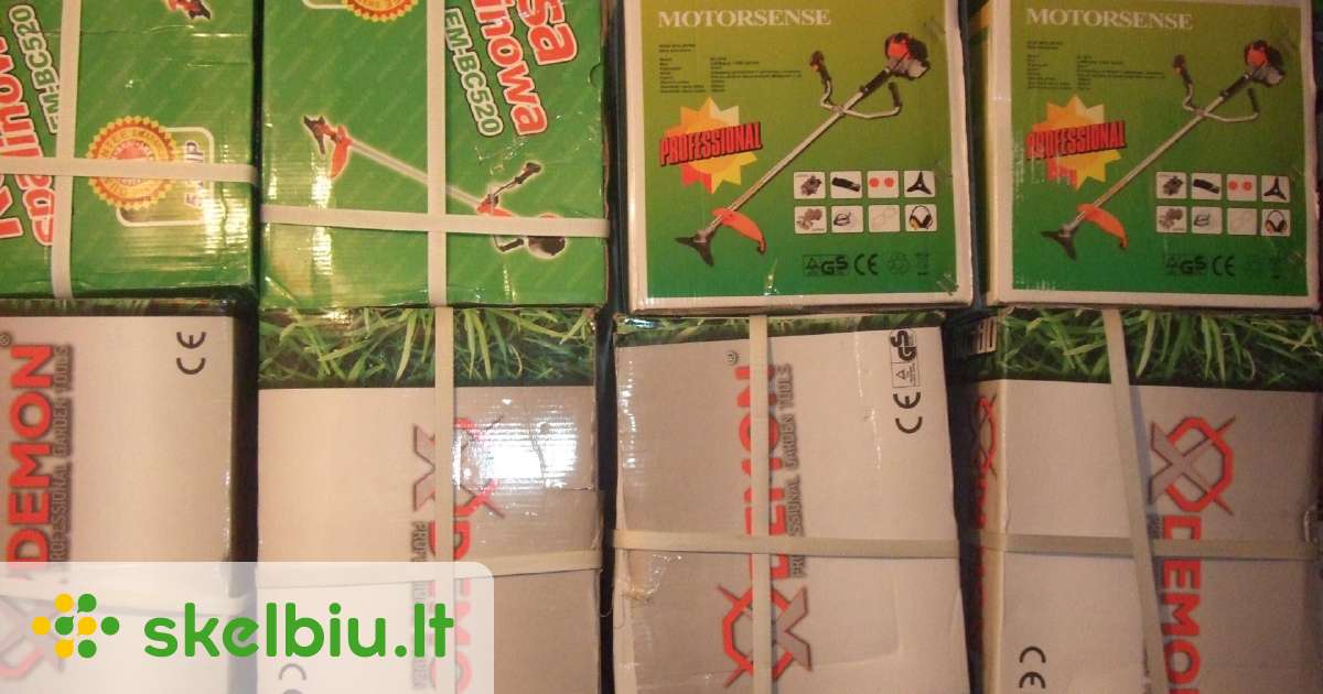 Akcija! Benzininiai Trimeriai/ Pjūklai/ Genėtuvai - Skelbiu.lt