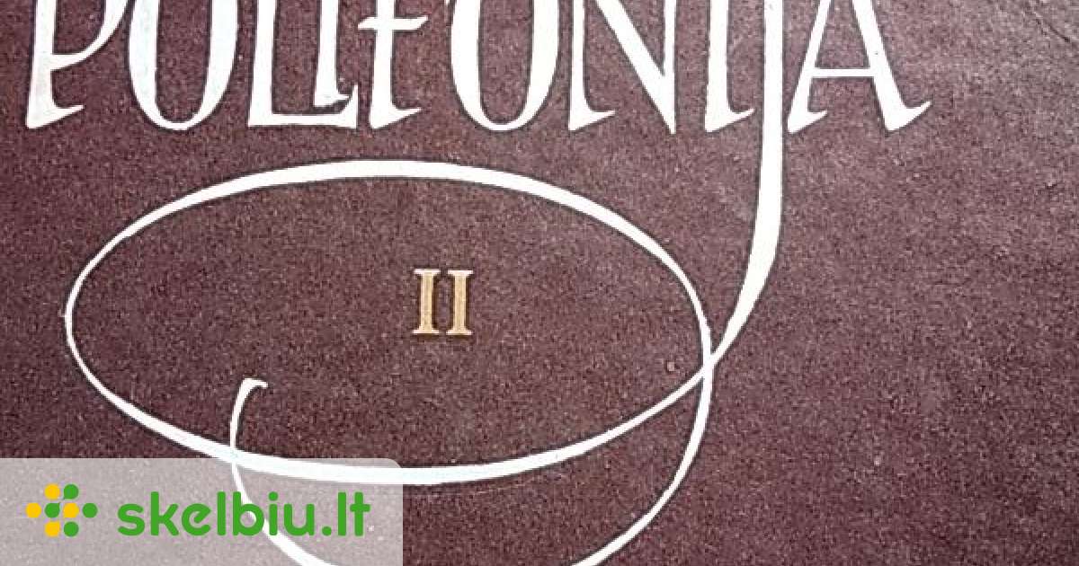 polifonija skelbimai - Skelbiu.lt