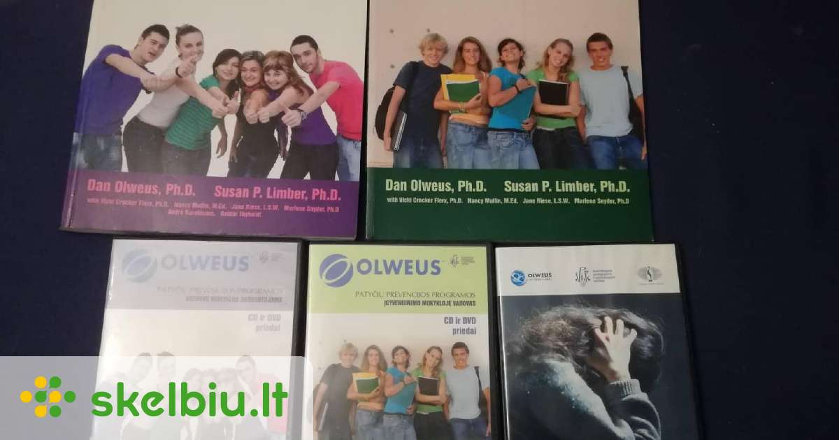 Olweus patyčių prevencijos programos knygos ir Dvd - Skelbiu.lt