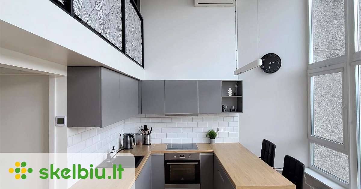 Išnuomojamas stilingas, jaukus loftas senamiestyje - Skelbiu.lt